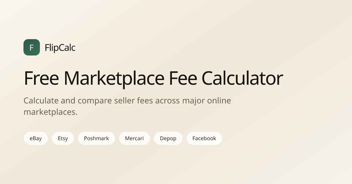 1099-K $600 Threshold Rollback: What Resellers Owe in 2026 - FlipCalc